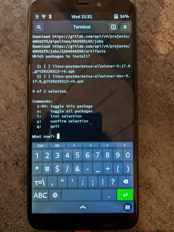 Mrtest - postmarketOS